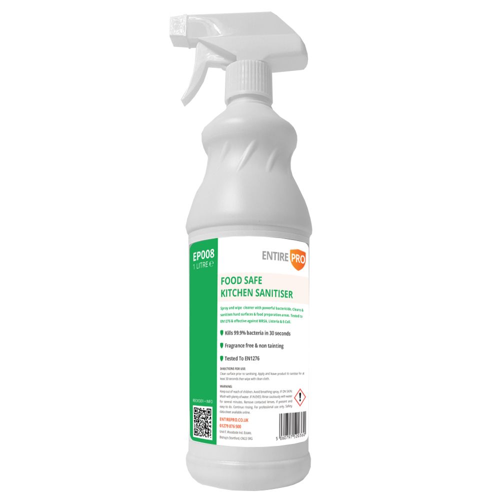 EntirePro Food Safe Kitchen Sanitiser Spray 1 Litre | Entire Pro